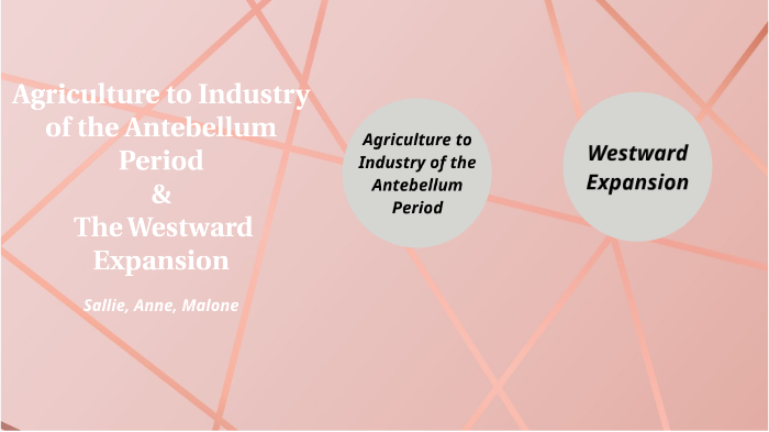 Agriculture & Industry of the Antebellum Period & Westward Expansion by ...