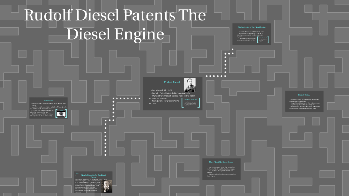 Rudolf Diesel Patents The Diesel Engine by