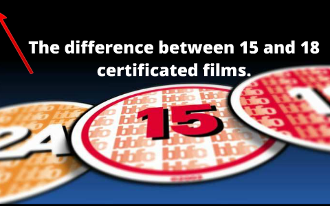 The difference between 15 and 18 certificated films. by Kayleigh Dennis ...