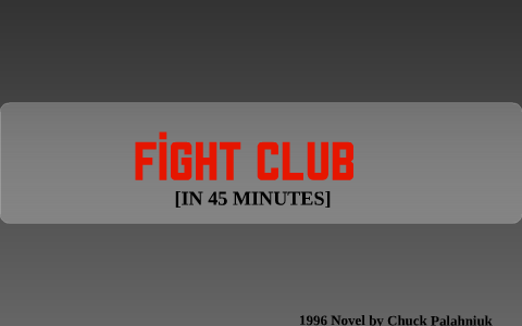 Fight Club & Materialism by Jared Smith on Prezi