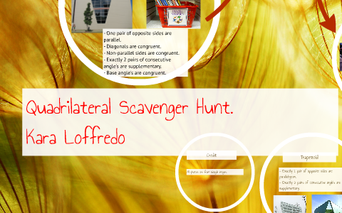 Quadrilateral Scavenger Hunt. by Kara Loffredo on Prezi