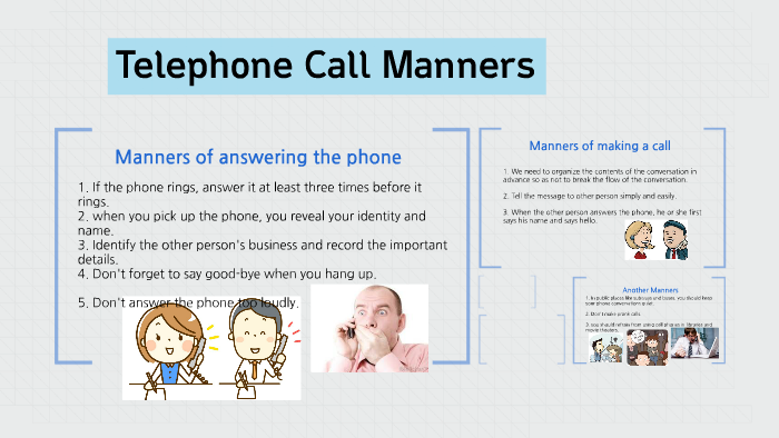 Telecphone Call Manners by 세희 정세 on Prezi
