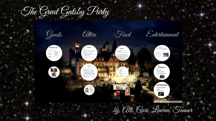 Great Gatsby Party Project by Tanner Henry on Prezi
