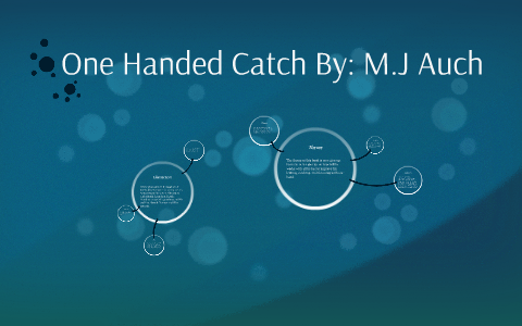 One Handed Catch By: M.J Auch by kennin doyle on Prezi