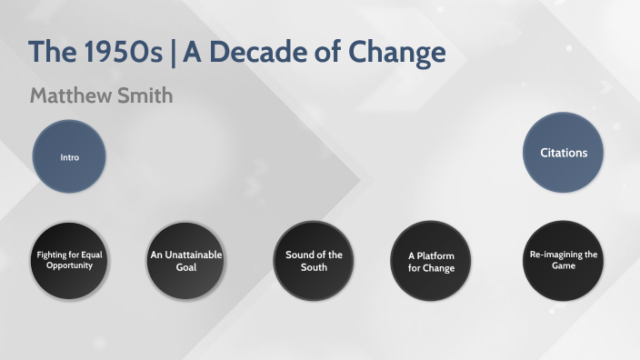 The 1950s | A Decade of Change by Matthew Smith on Prezi