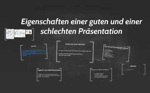 Eigenschaften einer guten und einer schlechten Präsentation by Leon ...