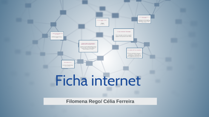 1) Qual o significado de Internet? by Filomena Rego