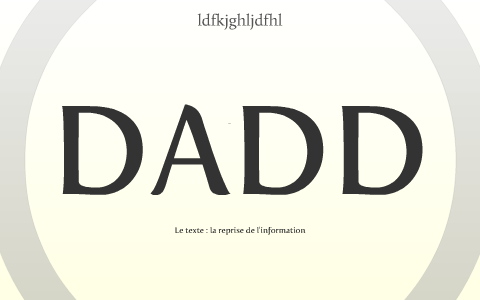 Le texte : la reprise de l'information by alexandre bazinet on Prezi