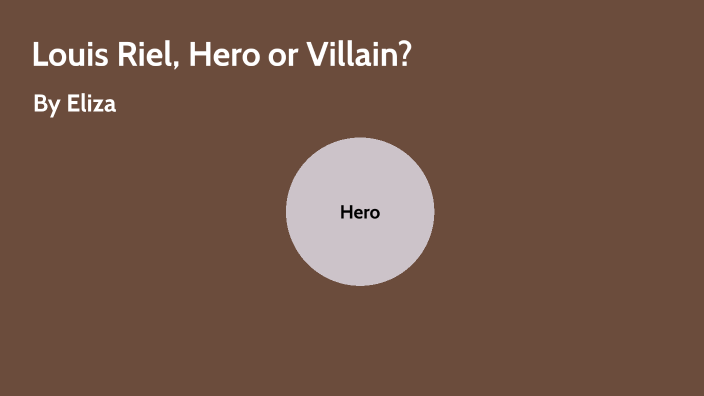 Louis Riel, Hero or Villian? by Eliza Patzer on Prezi