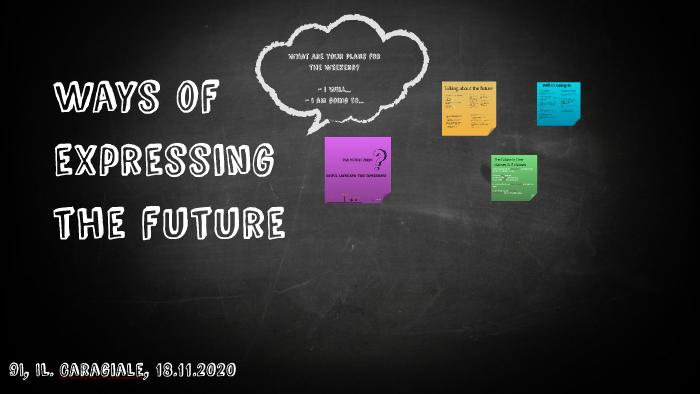 Ways of expressing the future by Bianca Elena on Prezi