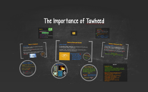 The Importance of Tawheed by Juanita Mostafa on Prezi