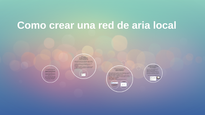 Como crear una red de aria local by hector carrillo on Prezi
