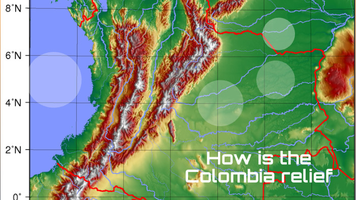 How is the Colombia relief by Karla Morales Marsiglia on Prezi