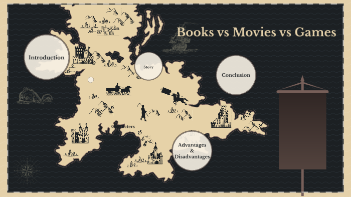 Books vs Movies vs Video Games by Cristin Craciun on Prezi