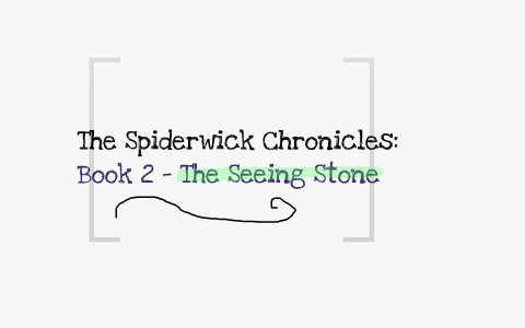 The Spiderwick Chronicles: Book 2 The Seeing Stone By: Tony DiTerlizzi ...