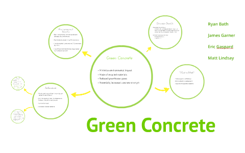 What is Green Concrete? by Eric Gaspard on Prezi