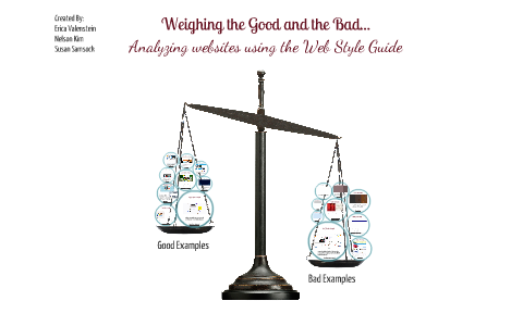 Good & Bad Website Examples by Erica Valenstein on Prezi
