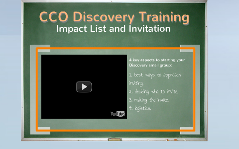 CCO Discovery Training: Impact list and Invitations by CCO Canada on Prezi
