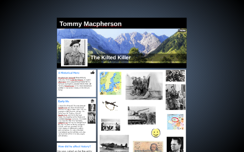 Tommy Macpherson - Major Historical Badass by Kajuli Claeys on Prezi