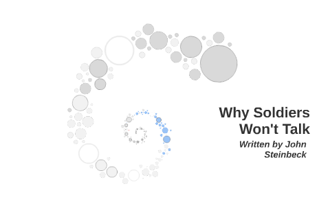 Why Soldiers Won't Talk by Alex Tinajero on Prezi