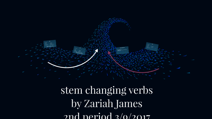 stem changing verbs by zariah james on Prezi