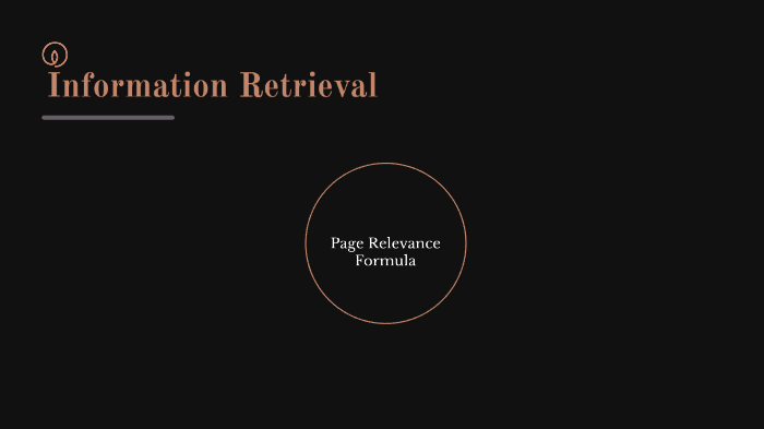 Information Retrieval-Relevance Formula by Rohit Bapat