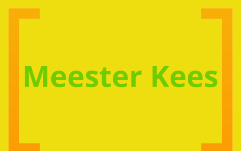 Meester Kees by Dominique Hoogendoorn on Prezi