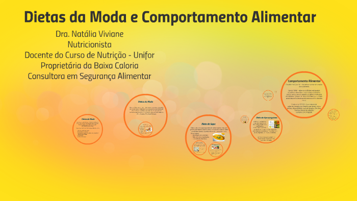 Dietas da Moda e Comportamento Alimentar by Natália Menezes on Prezi