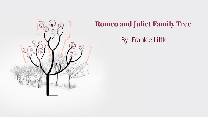 Romeo and Juliet Family tree by Mandy Little