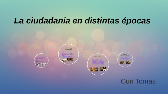 La ciudadania en distintas épocas by Tomas Curi on Prezi