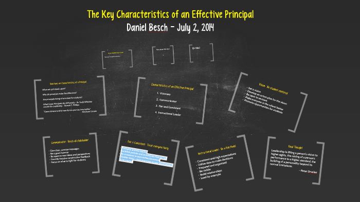 Characteristics of an Effective Principal by Daniel Besch on Prezi