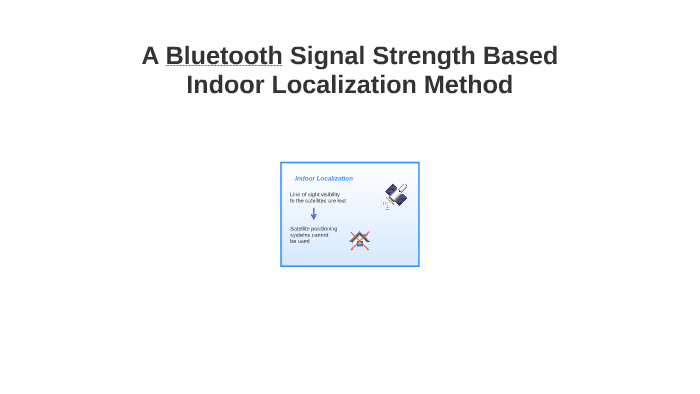 A Bluetooth Signal Strength Based Indoor by David Costa