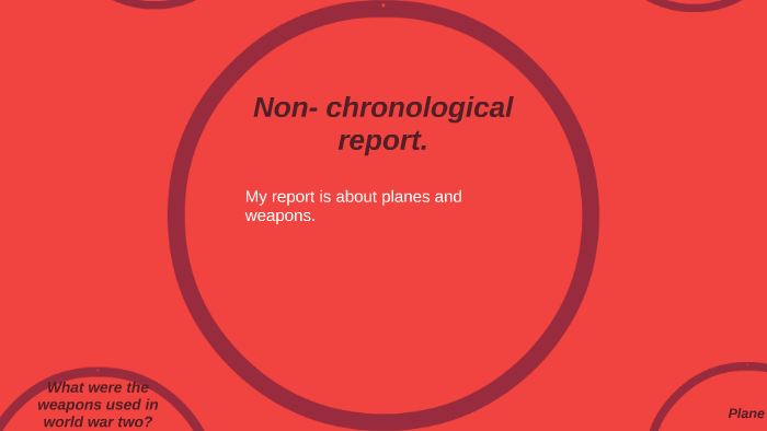 Non- chronological report. by Patrick Tolan on Prezi