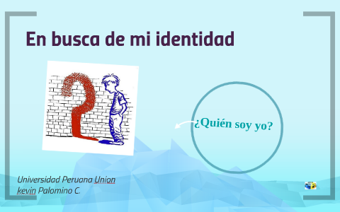 Identidad Quien Soy Yo Escuela Bíblica De Vacaciones: ¿Quién Soy?