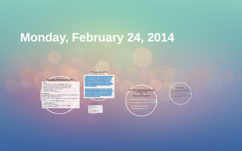 Monday, February 24, 2014 by on Prezi