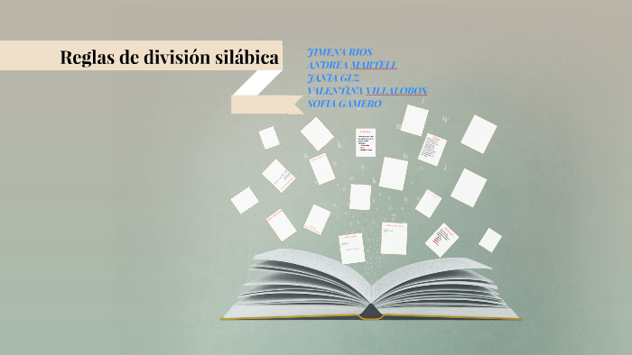 reglas de division silabica by sofia gamero on Prezi