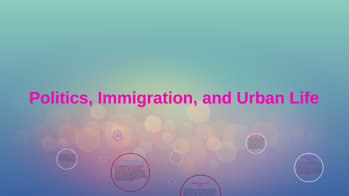 Politics, immigration,and Urban life by marian hollenbeck on Prezi