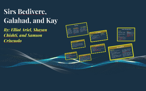 Sir Kay, Bedivere, and Galahad by Shayan Chishti