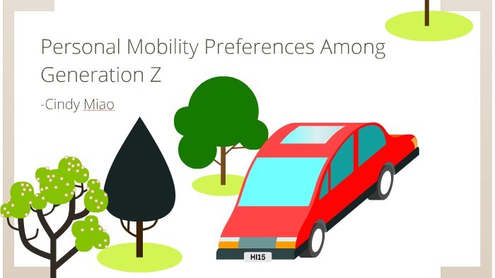 Stantec Presentation: Personal Mobility Preferences among Generation Z ...