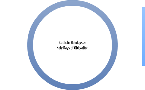 Catholic Holidays and Holy Days of Obligation by Caroline Jones