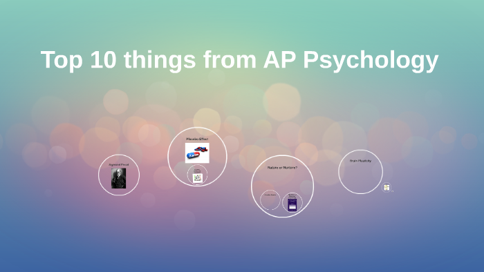 Top 10 things from AP Psychology by Ashley Meyer on Prezi