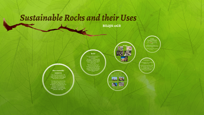 Sustainable Rocks and their Uses by Bilqis Khan