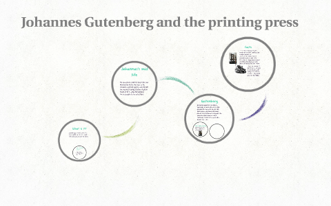 Johannes Gutenberg and the printing press by landon sweeney on Prezi
