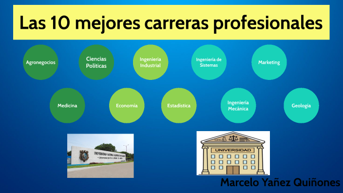 Las 10 mejores carreras profesionales by Marcelo Yañez Quiñones on Prezi