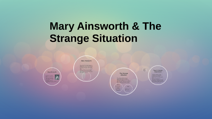 Mary Ainsworth & The Strange Situation by Sabryna H on Prezi