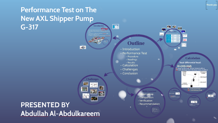 Performance Test on the New AXL Shipper Pump G-317 by abdullah ...