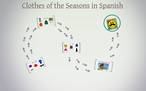 Clothes of the Seasons in Spanish and English by Victoria T on Prezi
