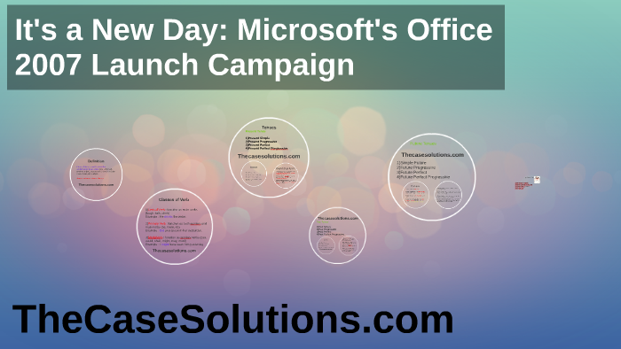 It's a New Day: Microsoft's Office 2007 Launch Campaign by ...