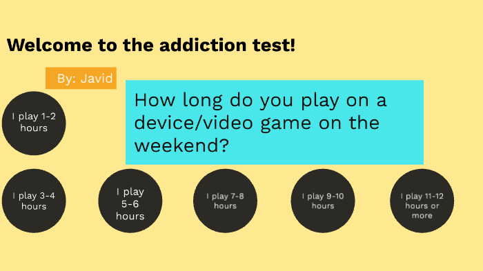 video game addiction test by javid wu on Prezi