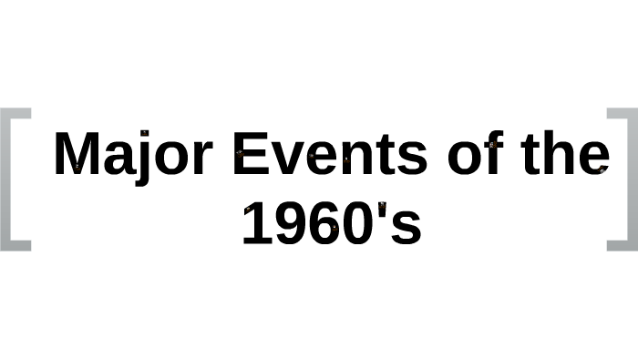 Major Events of the 1960's by Brian Dickson on Prezi
